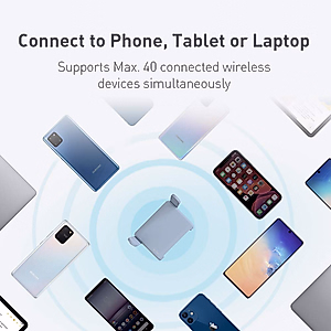 GL.iNet GL-MT1300 (Beryl) VPN Wireless Little Travel Router – Connect to Hotel WiFi & Captive Portal, USB 3.0, 3 Gigabit Ports, Range Extender, Assess Point, Pocket-Sized, MicroSD Slot, Easy to Setup