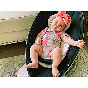 Infant Insert Compatible with 4Moms Mamaroo & Rockaroo – Car Seat Insert 2 Pack – Reversible Infant Car Seat Insert – Soft Plush Minky Car Seat Head Support Insert