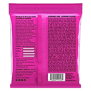 Ernie Ball Super Slinky Classic Pure Nickel Electric Guitar Strings, 9-42 Gauge (P02253)