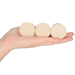 StonyLab Solid Rubber Stoppers, 10-Pack 7# White Tapered Lab Seal Rubber Stoppers, Fits StonyLab 250ml Erlenmeyer Flask