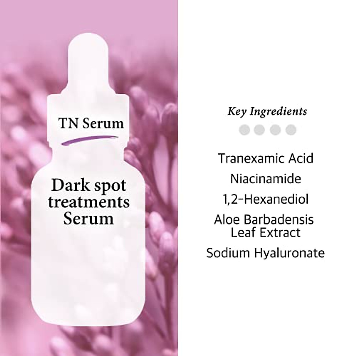 Tranexamic Acid 5% Serum with Niacinamide 5% for Face/Neck - Helps to Reduce the Look of Hyper-Pigmentation, Discoloration, Dark Spots, Remover Melasma, 1 Fl Oz
