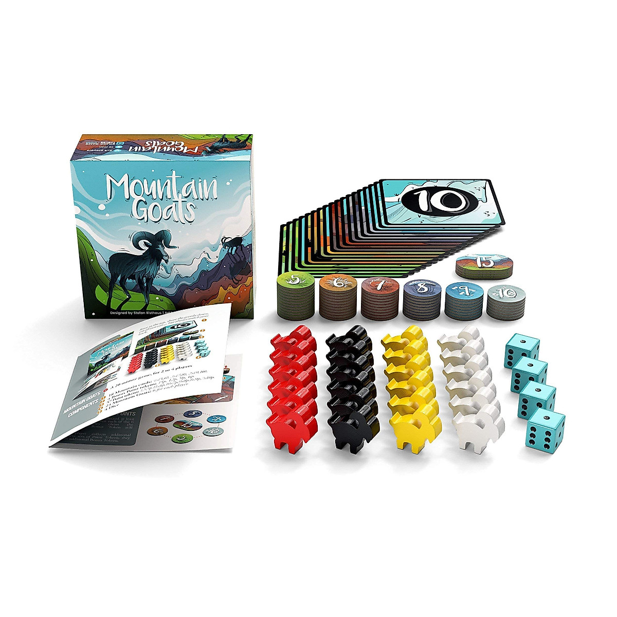 3 Small Games - Mountain Goats, Sequioa, GPS - Fast to Learn, Fast to Play - Family, Kid and Adult Games