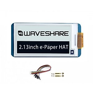 Newest 2.13inch E-Ink Display HAT (V4) Compatible with Raspberry Pi 5/4B/3B+/3B/2B/B+/A+/Zero/Zero W/WH/Zero 2W Series Boards 250x122 Resolution SPI Interface Supports Partial Refresh @XYGStudy