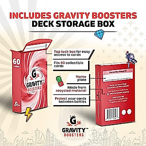 60x Rares Power Box | 60 Rare Cards | for Pokemon Collectors | Powerful & Fun Cards | 100% Authentic Cards | Oops! All Rares! | Bundled w/GRAVITY BOOSTERS Deck Box