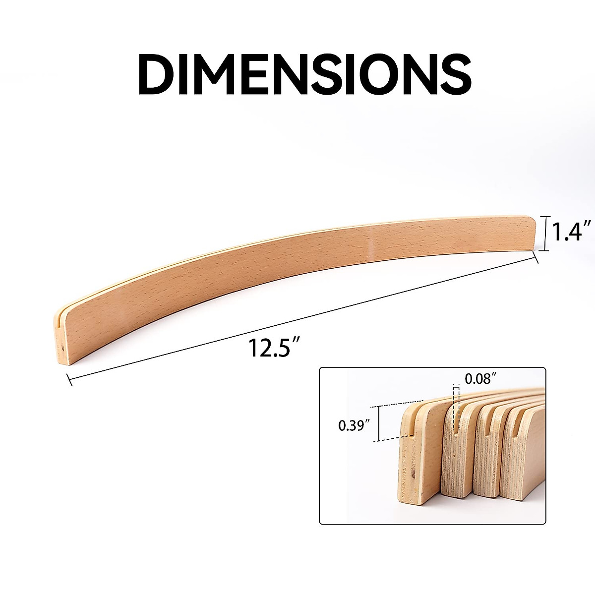 GSE Games & Sports Expert Set of 4 Playing Cards Holders, Wooden Playing Card Racks, Curved Playing Card Trays for Bridge, Hand & Foot, Rummy, UNO Card Games (12.5-Inch)