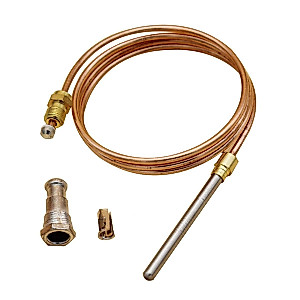 MENSI Safety Thermocouple Sensor for Honeywell Tradeline, Bryant, Emerson Gas Furnace Fireplace Water Heater 36" Thermocoupler