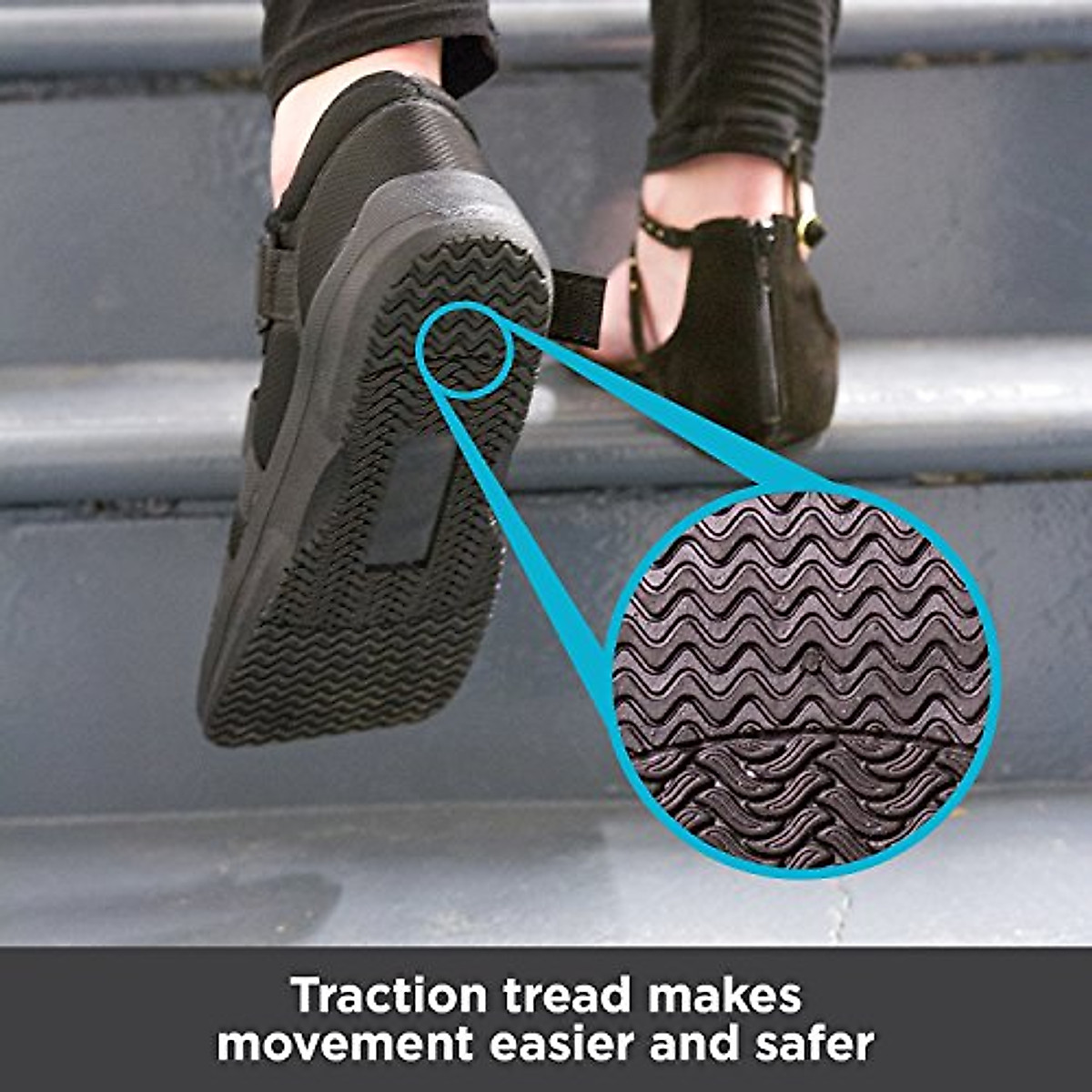 BraceAbility Post-op Shoe for Broken Foot or Toe | Medical/Surgical Walking Boot Cast, Stress Fracture Brace & Orthopedic Sandal with Hard Sole (Small - Female)