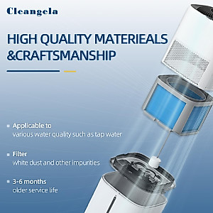 8 Pack 6000S Humidifier Replacement Wick Filter: Compatible with LEVOIT Superior 6000S Smart Evaporative Humidifier - Effectively Capture Large Particles and Minerals