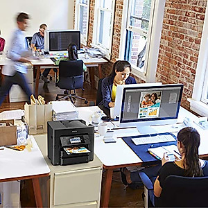 Epson WorkForce Pro WF-4740 Wireless All-in-One Color Inkjet Printer, Copier, Scanner with Wi-Fi Direct, Amazon Dash Replenishment Ready