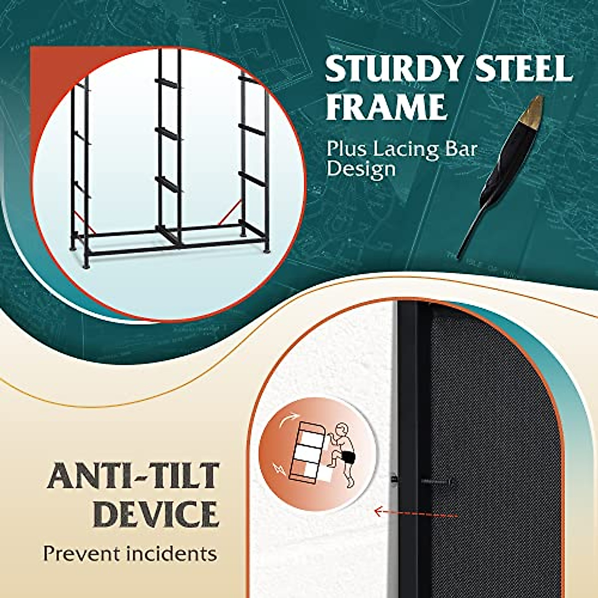 WLIVE Fabric Dresser for Bedroom, Tall Dresser with 8 Drawers, Storage Tower with Fabric Bins, Double Dresser, Chest of Drawers for Closet, Living Room, Hallway, Children's Room, Charcoal Black