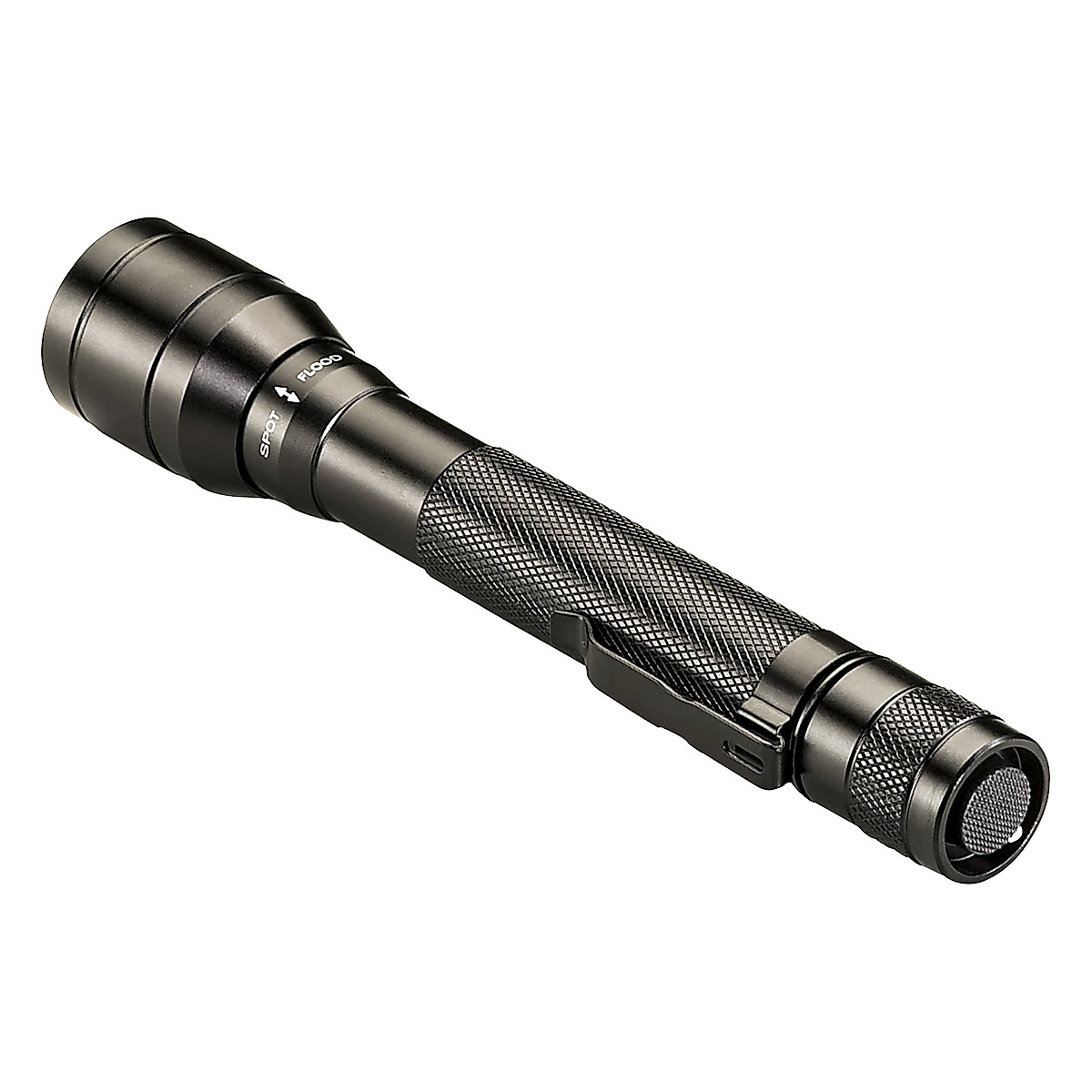 Streamlight 71701 Jr. F-Stop 250-Lumen Flood/Spot LED Flashlight with Alkaline Batteries, Black, Box