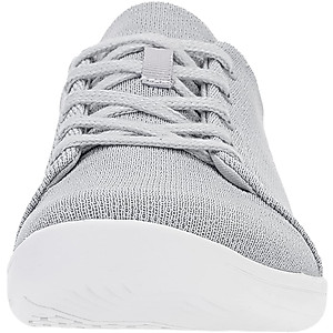 WHITIN Women's Minimalist Barefoot Shoes Wide Width Toe Box Size 10 Low Zero Drop Casual Athletic Tennis Road Running Flats Fashion Sneaker Light Grey 41