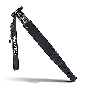 SIRUI Camera Monopod AM-326M 6 Section Carbon Fiber Portable Compact Lightweight Travel Monopod