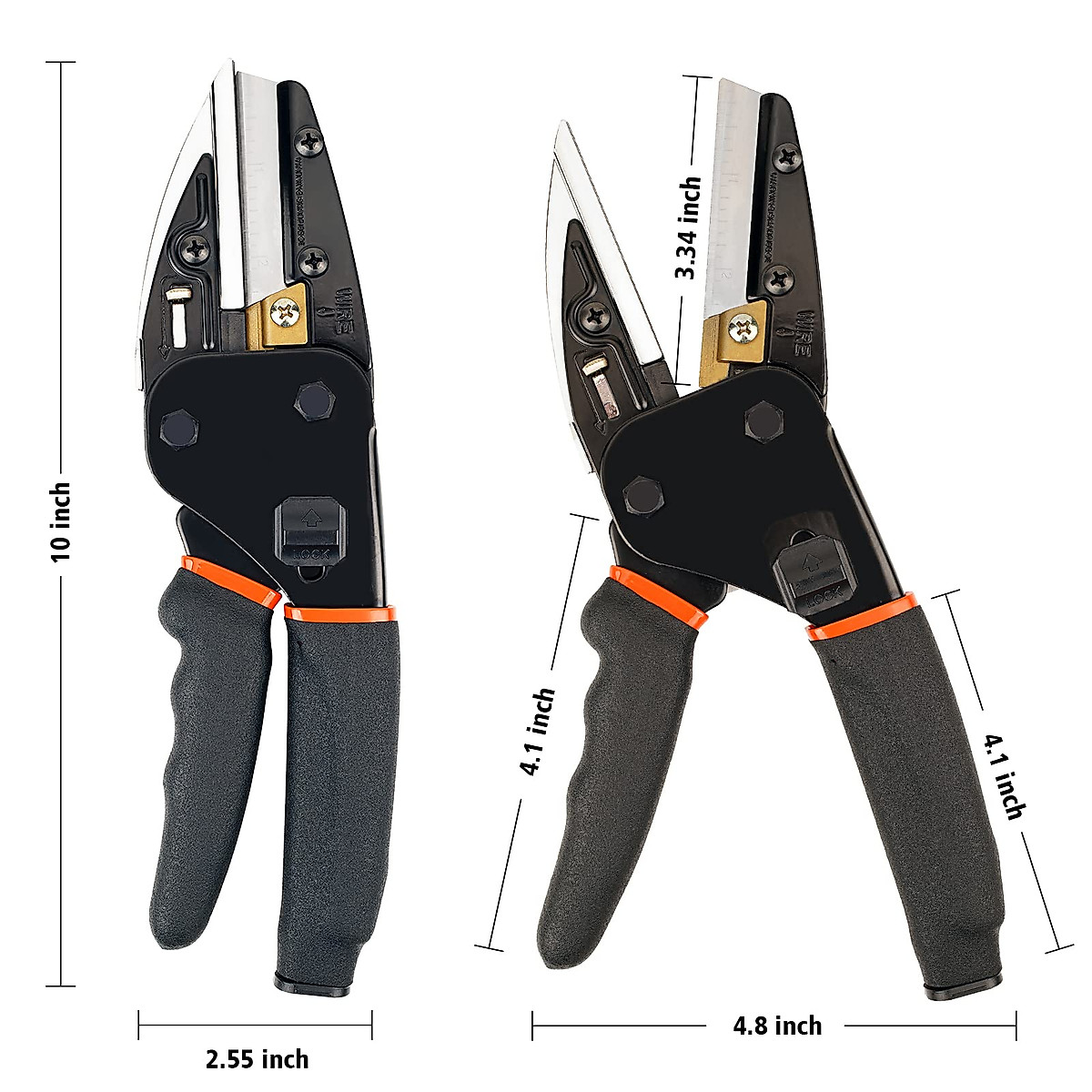 Heavy Duty Scissors All Purpose - Multipurpose Utility Cutter,6 in 1 Function,Availabe for Industry and Home Use,Cutting for Soft Pipe/Fibre/Wood/Iron Wire/Box/Paper
