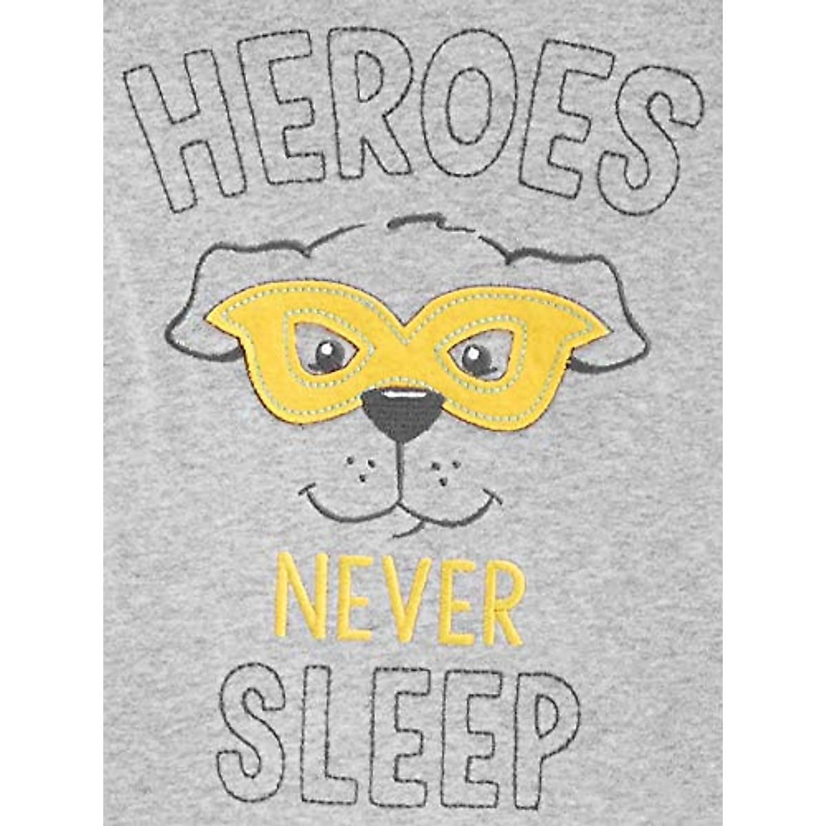 Simple Joys by Carter's Toddler Boys' 6-Piece Snug-Fit Cotton Pajama Set, Yellow/Grey, Monster/Trucks, 5T