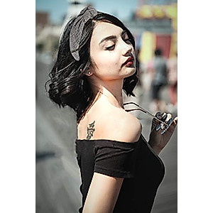 YETASI Headbands for Women are Trendy. Plaid Black Knotted Headband for Woman is a Designer Top Knot Head band Fashion