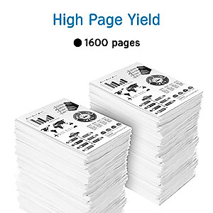 30A CF230A Toner Cartridge - Compatible Toner Cartridge Replacement for HP 30A CF230A 30X CF230X Compatible with Laserjet Pro MFP M203dw M227fdw M227fdn M203d M203dn M227sdn Toner Printer (2 Black)