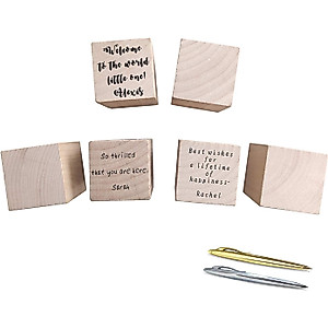 Oh Baby Blocks for Baby Shower Oh Baby Sign Small Wooden Baby Shower Table Decorations Centerpieces 1.6"