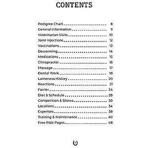 Starkenburg Company Horse Journal - The Complete Horse Enthusiast Journal to Track Horse Health Care, Riding Goals, Training Maintenance, Diet & Schedule, Competition, and Much More!