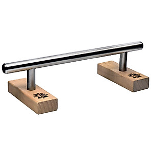 Teak Tuning Round Fingerboard Rail - Mini Edition - Silver Colorway - 7.25" Long, 1.75" Tall - Prolific Series