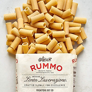 Rummo Italian Pasta Rigatoni No.50, Always Al Dente (5 Pack, 16 oz Each)