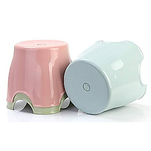 Mini Stool Step Stools Plastic Chair for Bedroom, Bathroom, Kitchen, Living Room, Office, Home, One Unit, Random Color