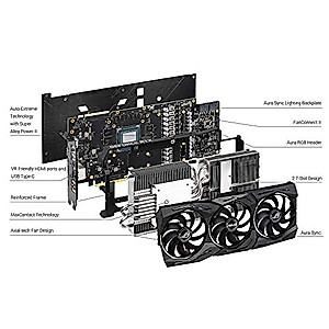 ASUS ROG Strix GeForce RTX 2080 Super Advanced Overclocked 8G GDDR6 HDMI DP 1.4 USB Type-C Gaming Graphics Card (ROG-STRIX-RTX-2080S-A8G)