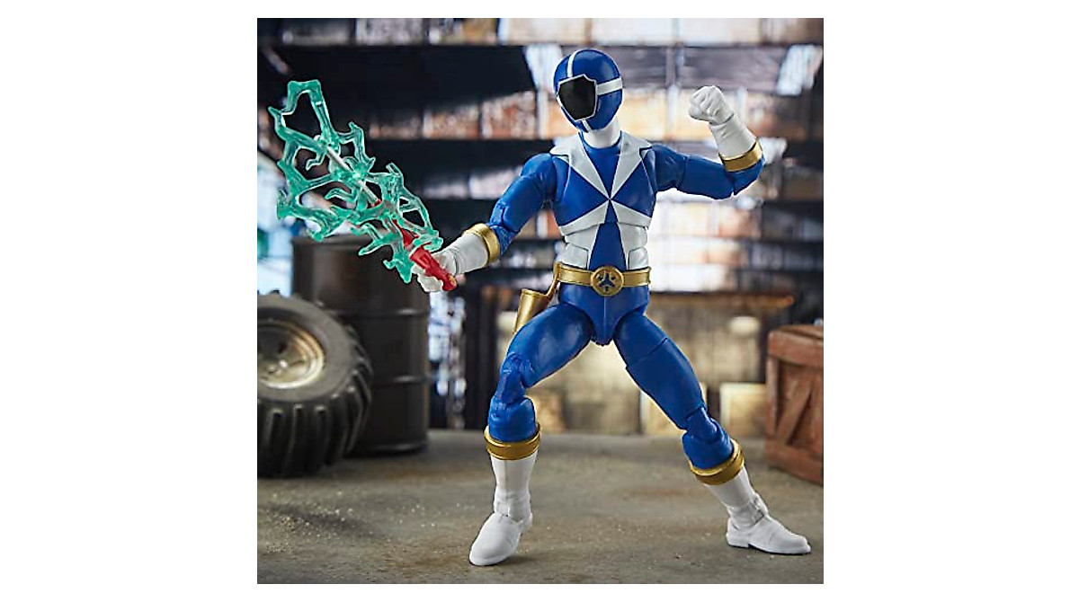 Collectible Power Rangers Lightspeed Rescue Blue Ranger Figure