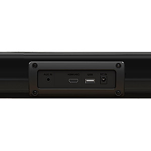 Passau Sound Bars for TV Speaker 22 Inch 60W Full-Range Divers, LED Display, Bass Adjustable, Bluetooth 5.3 Soundbar, HDMI(ARC)/USB/AUX Inputs, 5 EQ Surround Sound System TV Sound Bar for Home Audio