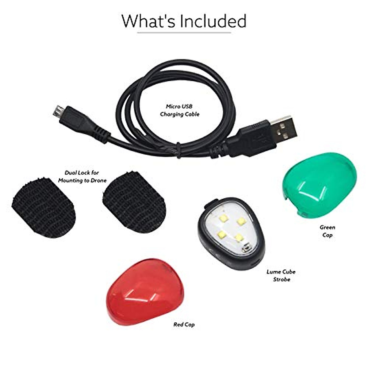 Lume Cube Drone Strobe, Anti-Collision Lighting for Drone | FAA Anti-Collision Light | Fits All Drones | Long Battery Life, 360 Degree Visibility, DJI Mini, Mavic, Phantom, Inspire, Matrice