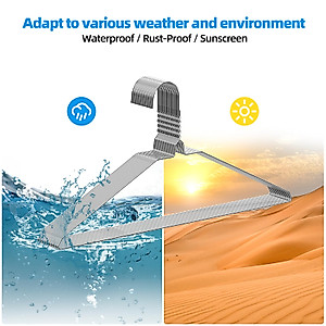 Metal Wire Hangers 100 Pack, Clothes Hangers for Coats, Space Saving Metal Hangers for Standard Size Shirts,Suits, Pants, Skirts-Silver, Ultra Thin Space Saving Metal Hangers 16in