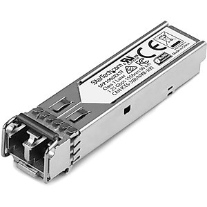 StarTech.com MSA Uncoded Compatible SFP Module - 1000BASE-ZX - 1GbE Single Mode Fiber (SMF) Optic Transceiver - 1GE Gigabit Ethernet SFP - LC 70km - 1550nm - DDM (SFP1000ZXST),Silver