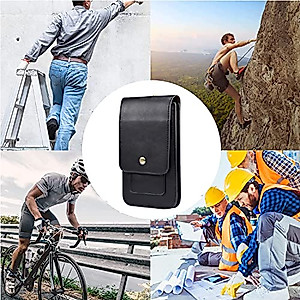 Vihhad Phone Holster for Samsung Galaxy S23 Ultra S23 S23 Plus A13 A32 A53 5G A03S A12 A04S Note 20 Ultra iPhone 13 Pro Max 12 11 G 5G 2022 Leather Belt Loop Holsters Pouch Card Holder Case