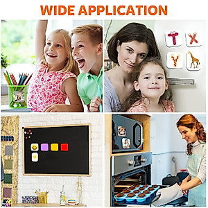 48 PCS Sublimation Blank Fridge Magnets for Refrigerator, Sublimation Printing Blank and Magnetic Sticker, DIY Magnetic Fridge Magnet for Home Kitchen Microwave Wall Door Decor (6 x 6cm, 5 x 7.5 cm)