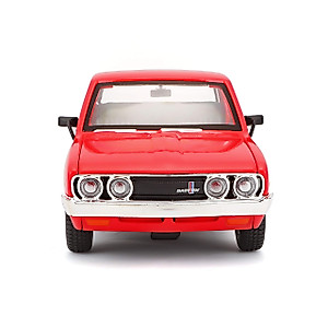 Maisto Datsun 620 Pickup (1973) 1:24 Scale Model Car Opening Doors 20 cm Red (531522)