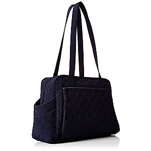 Vera Bradley Women's Microfiber Stroll Around Baby Diaper Bag, Classic Navy, One Size
