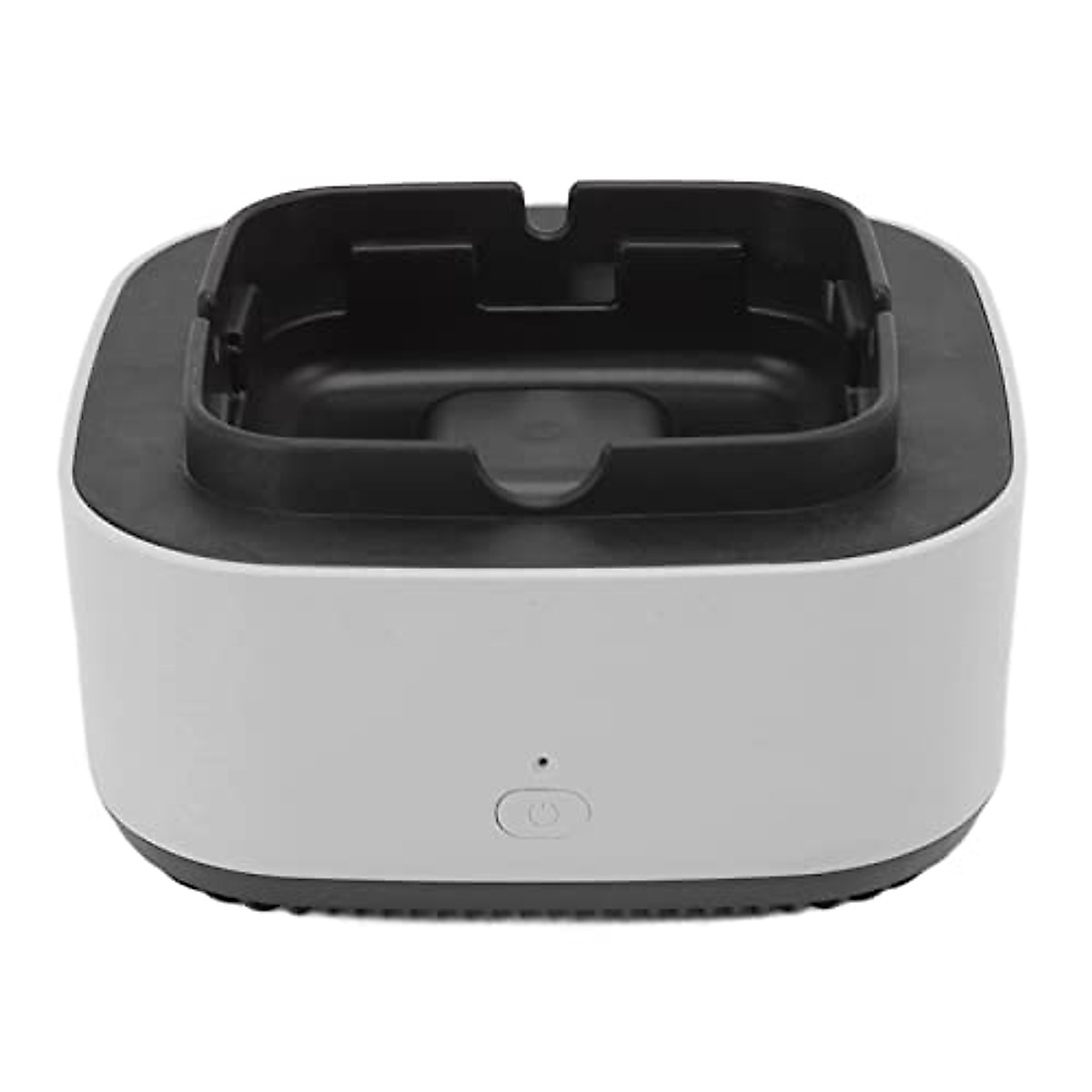 Negative Ion Air Fresher, Smokeless Ashtray One Button Operation Air Suction Structure Portable for Family (Grey)