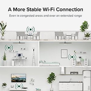 Plugable WiFi 6 USB WiFi Adapter for Desktop PC and Laptops, AX1800 USB 3.0 and USB C Wireless Adapter with 2.4GHz + 5GHz Dual Band Connection for Windows 10/11