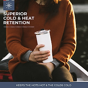 ORCA Chaser 16oz | Insulated, Stainless Steel Cup with a Spill Proof Whale Tale Lid, Dishwasher Safe Tumbler for Hot & Cold Drinks — Black