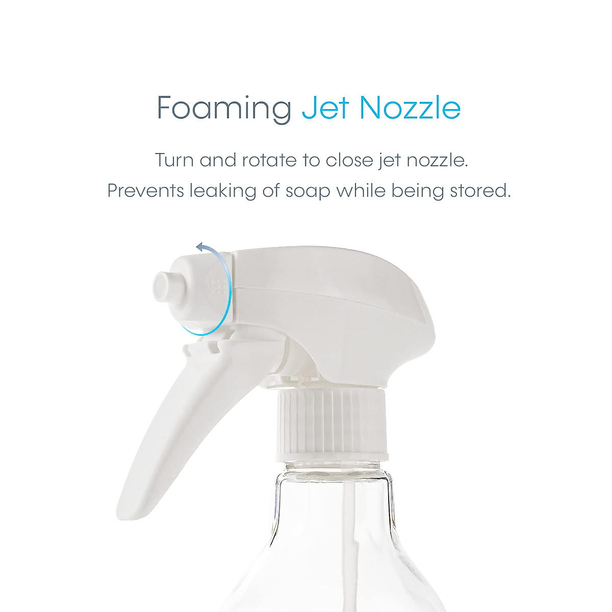 EZbrnd Eversoft Foaming Power Jet Dish Soap Spray Trigger Bottle + 4 Refill Dish Foam Soap Bundle, Yuzu Scent