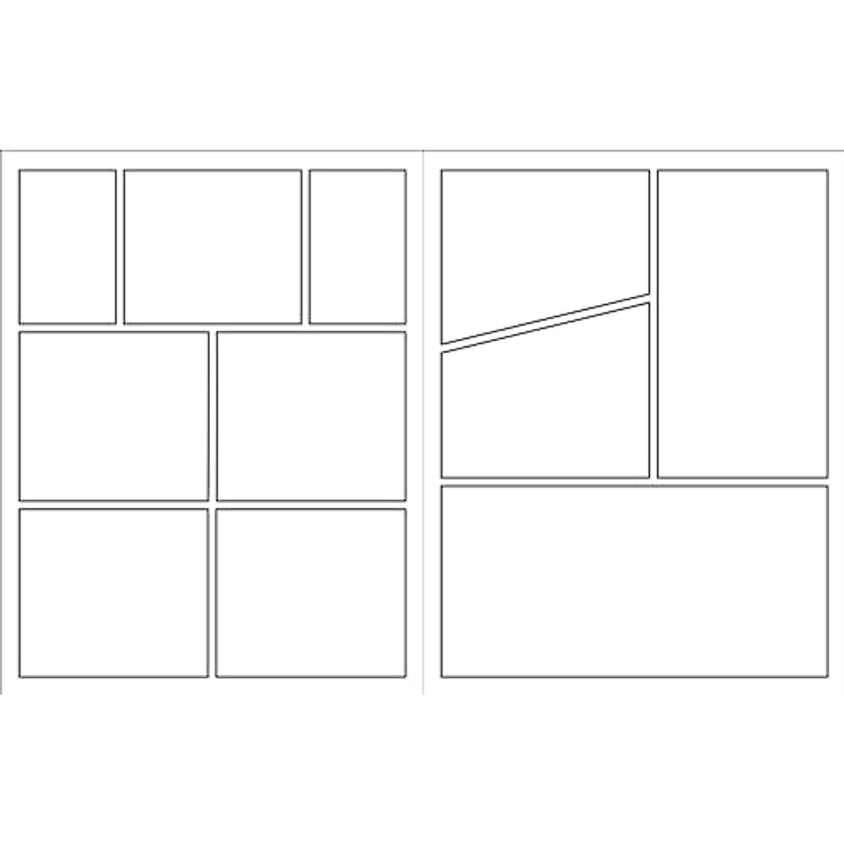 Blank Comic Book (with bonus stencil and blank cover!)