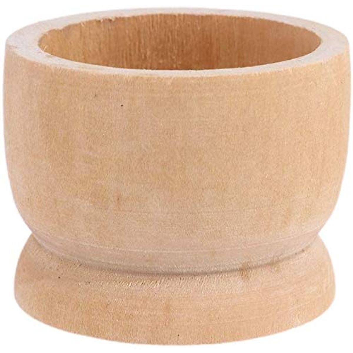 12-Pack Wooden Egg Cup Holders Unfinished Wooden Egg Stands for Kids Craft Easter Birthday Baby Shower Party Supplies