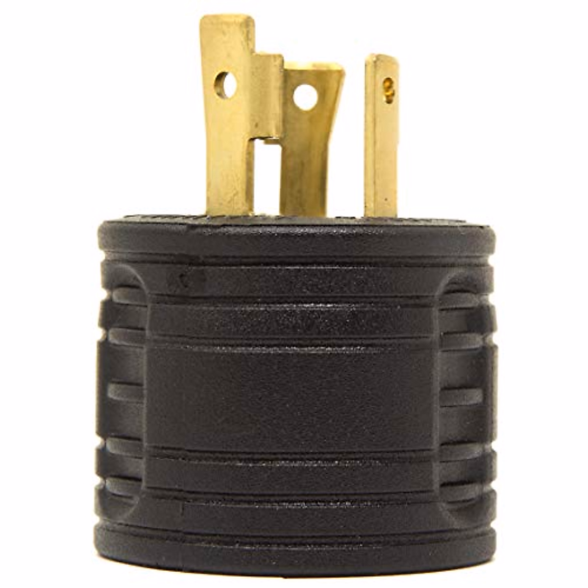 WEN GNA030, NEMA L5-30P Twist-Lock Power Plug to TT-30R Ready Outlet 120V 30-Amp 3600-Watt Generator to RV Adapter, Black