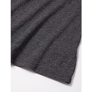 Amazon Essentials Women's Classic-Fit Short-Sleeve V-Neck T-Shirt, Pack of 2, Charcoal Heather/Light Grey Heather, X-Large