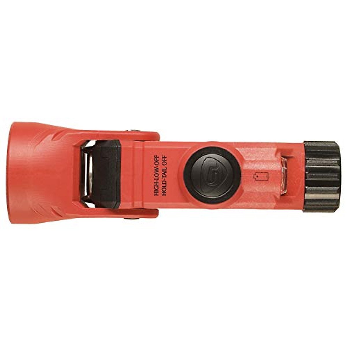 Streamlight 88901 Vantage 180 X Helmet Mounted and Right Angle Firefighter Flashlight with Helmet Bracket, Orange