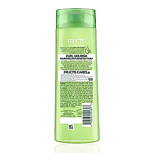 Garnier Hair Care Fructis Triple Nutrition Curl Nourish Shampoo, 12.5 Fluid (Packaging May Vary)