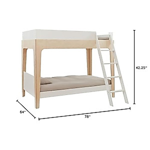 OEUF Perch Bunk Bed - Birch/White