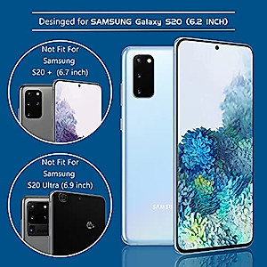 [2 Pack] Galaxy S20 Privacy Screen Protector, Anti-Spy Flexible Film TPU Screen Protector for Galaxy S20 6.2 Inch 2020 [Support Fingerprint ID] [Full Adhesive Coverage] [Easy Installation Frame]