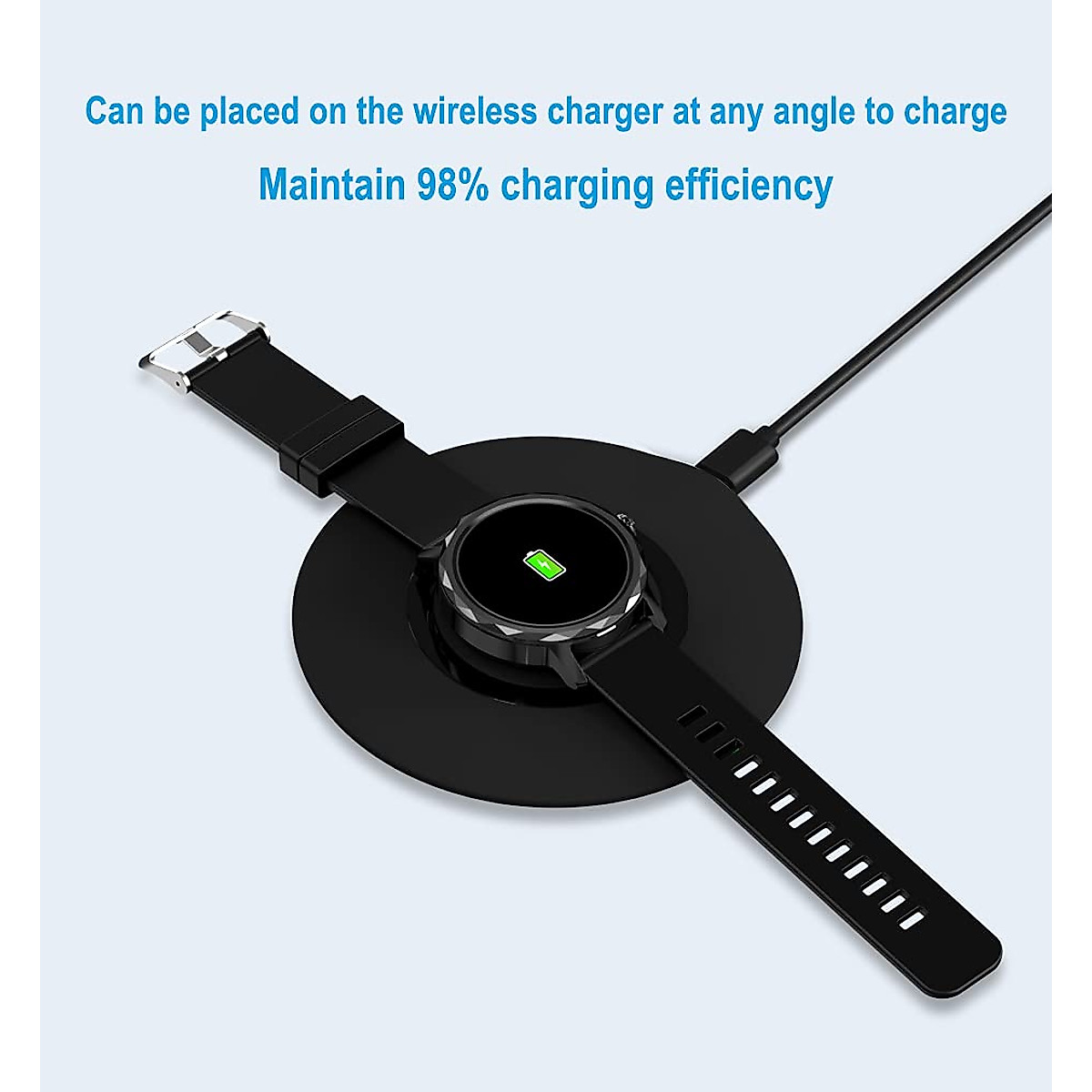 Tinwoo Wireless Charger,QI-Certified 15W Max Fast Wireless Charging Pad (NO AC Adapter)