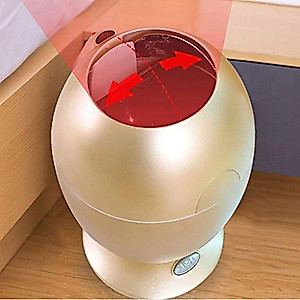 CXDTBH Automatic Motion Sensor Trash Can，Touchless Golden Egg Garbage Can，Kitchen Trash Can for Bathroom Bedroom Home Office， Trash Can for Bedroom